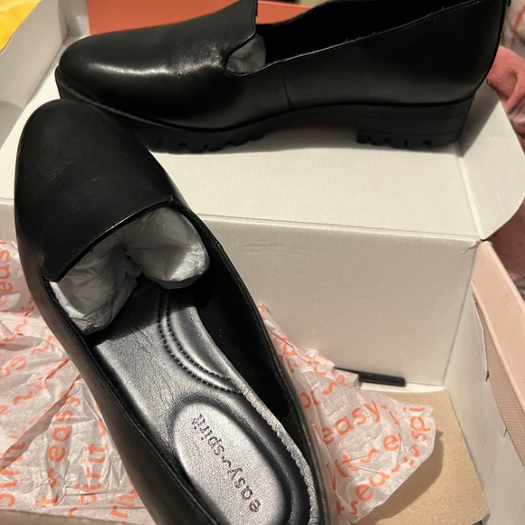 Easy Spirit | Shoes | New Black Easy Spirit Leather Shoes | Poshmark